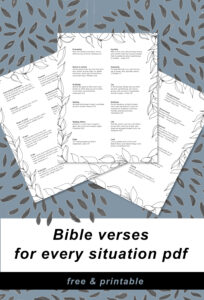 Top Bible Verses for Every Situation PDF With Art - Amarie Lange Studio